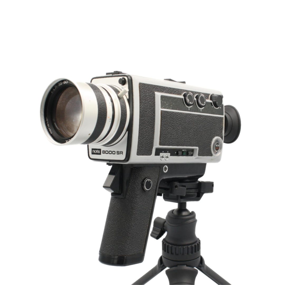 TESTED 70s Vintage Super 8 Video Camera Noris 8000 SR Camera WORKING ...