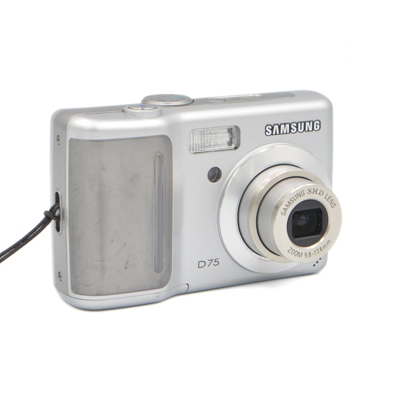 2000s Digital Camera Samsung D75 Samsung Digicam Y2K Compact Digital ...