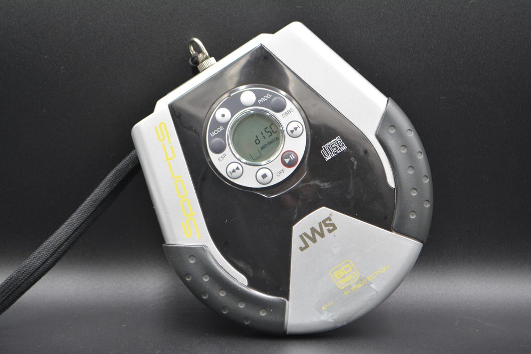 Y2K Retro Sports Portable CD Player JWS CX-CD565 - Vintage Discman ...
