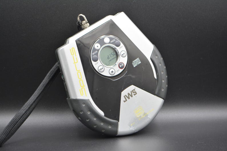 Y2K Retro Sports Portable CD Player JWS CX-CD565 - Vintage Discman ...