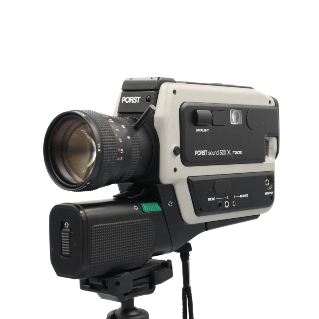 TESTED Vintage Super 8 Video Camera Porst Sound 500 XL Macro WORKING ...