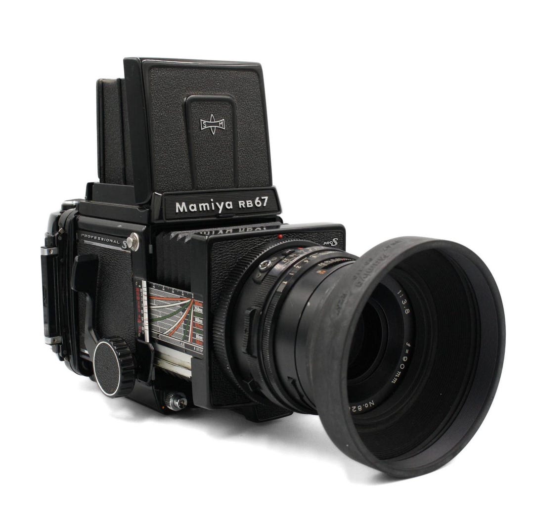 Mamiya RB67 Pro S With Mamiya Sekor 90mm F/3.8 Lens Mamiya RB 67 Film ...