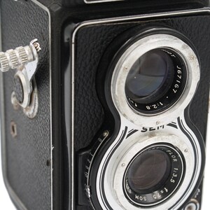 Vintage Medium Format Camera Semflex Otomatic 35B TLR Camera Twin Lens Reflex Camera 120mm Film ...