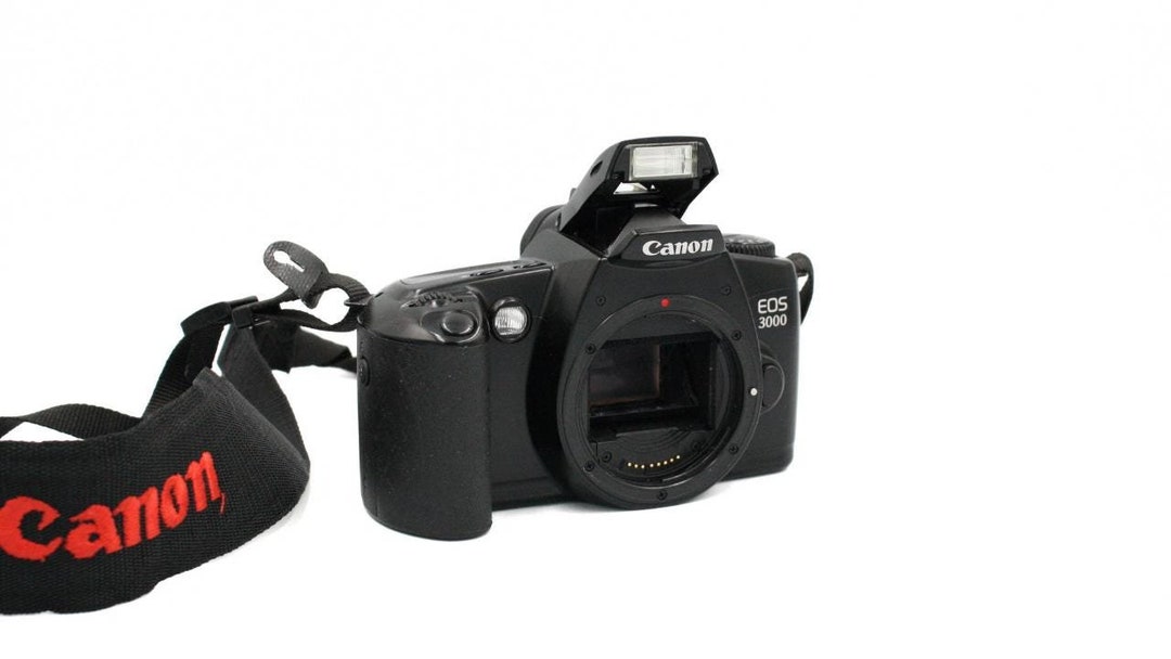 Canon EOS 3000 Film Camera Body, Vintage Canon 35mm Film SLR Camera ...