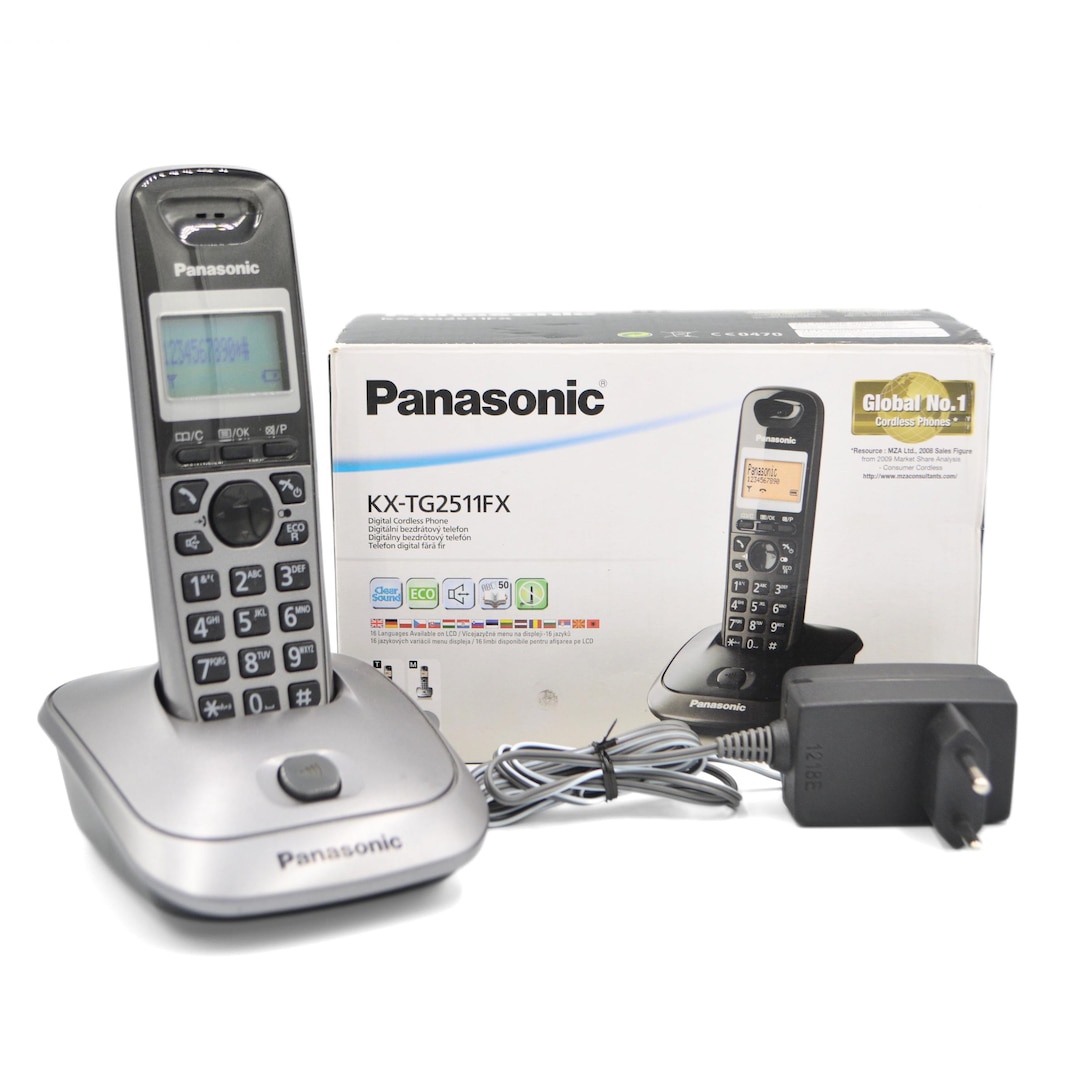 Vintage Panasonic Digital Cordless Phone Panasonic Vintage Phone Tested ...