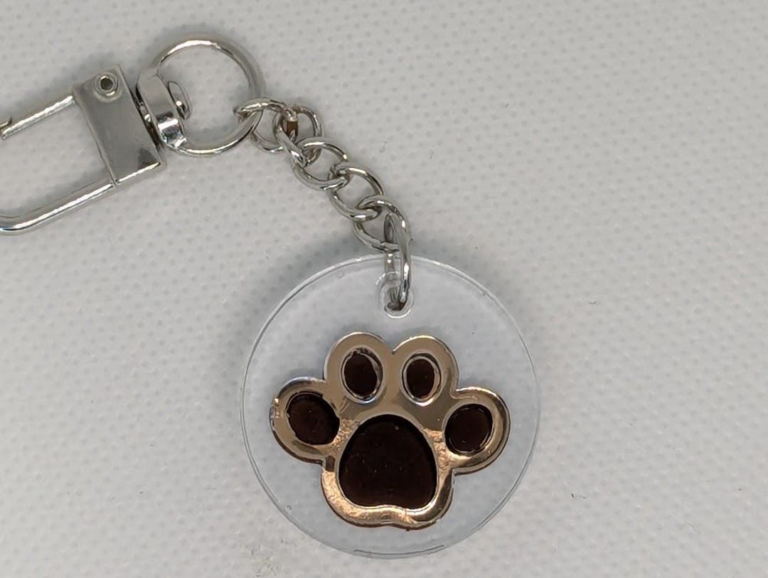 Cute Paw Print Backpack Charm / Zipper Pull - Etsy
