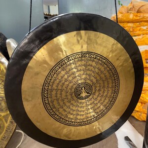 Handmade Nepali Buddha Mantra Gong: Sound Therapy, Master Healer - Etsy