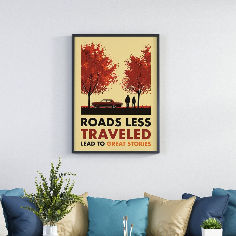 Road Less Traveled - Etsy