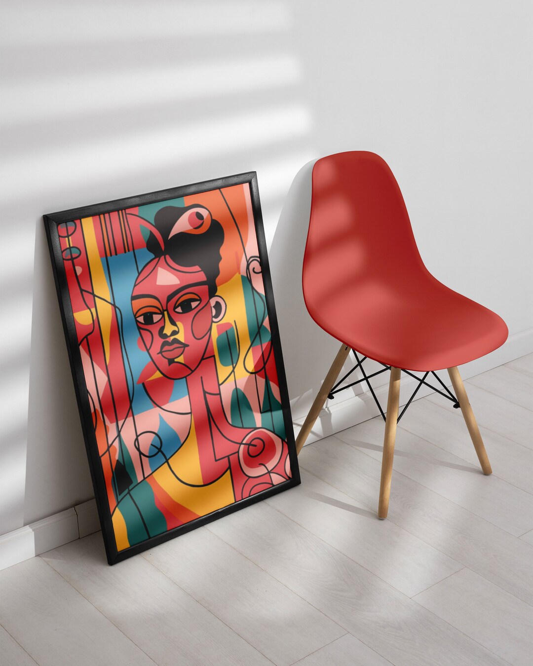 Persona - Modern Monochrome Art Print Minimalist Home Decor - Digital ...