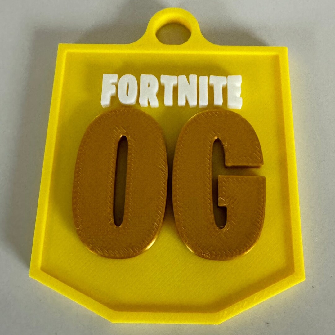Fortnight OG Keychain - Etsy