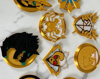 FN Chapter 5 Season 1 Medallions Aspects 3D Printed Peter Oscar Nisha ...