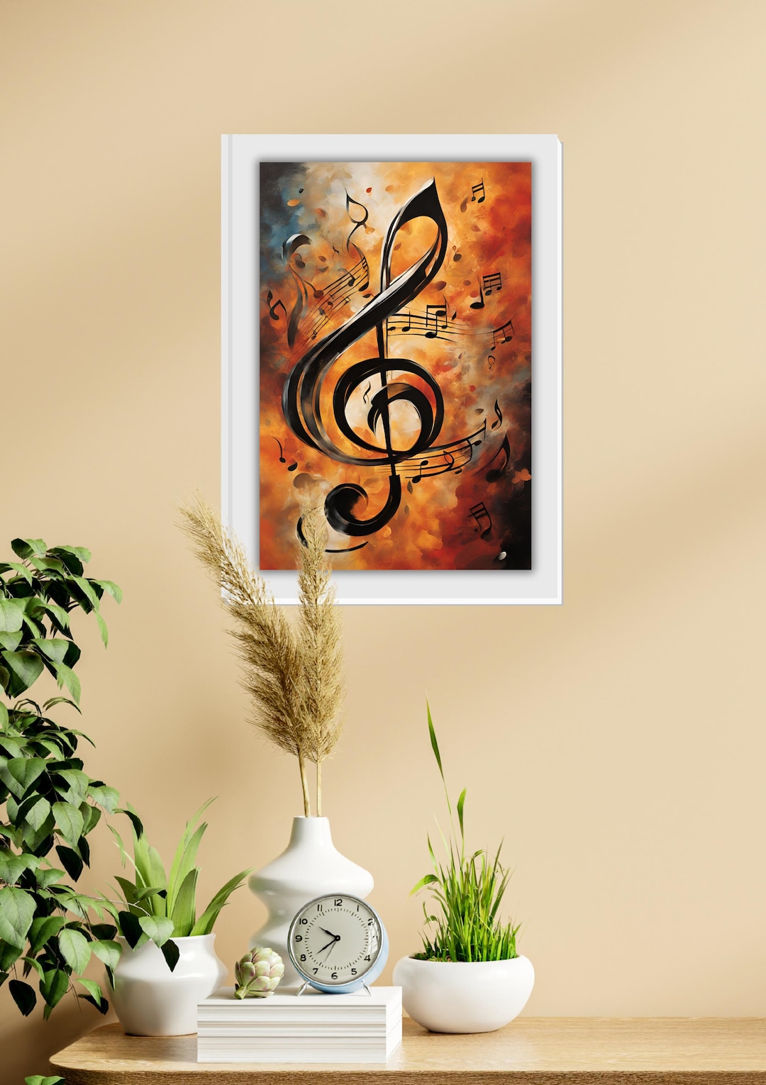 Musical Notes-digital Download for Print up to 80x120 Cm - Etsy