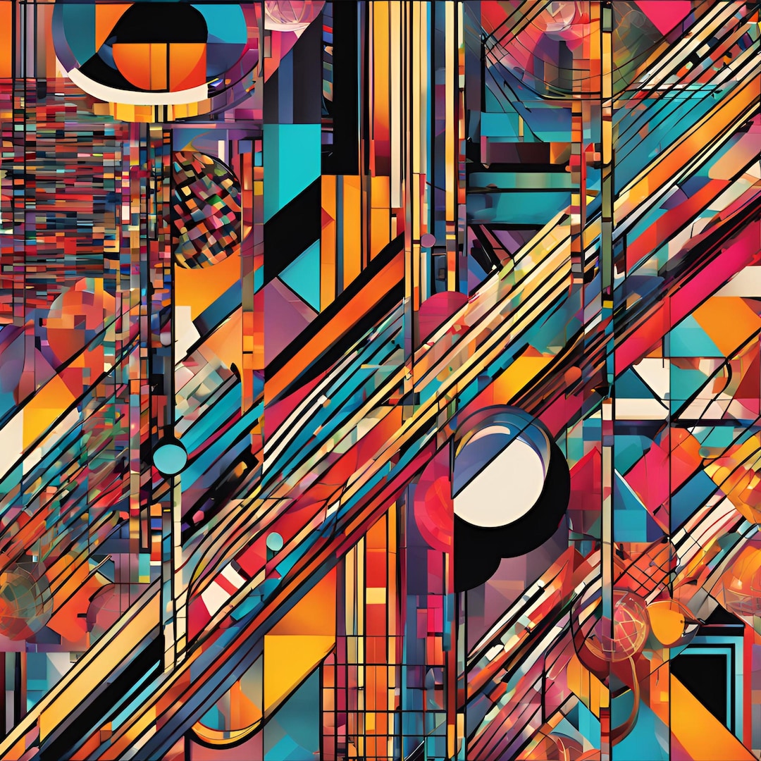 10 Colorful Abstract Geometry Clipart Backgrounds, High Quality Png ...