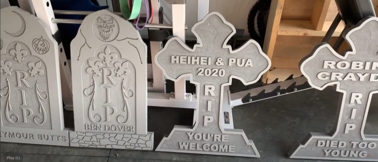 Halloween Tombstones With Foam, Cnc Laser Vector Files, - Etsy