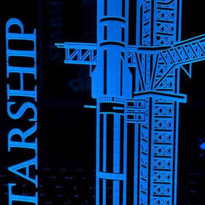 Spacex Starship Block 1 SVG, Super Heavy Booster .dxf, Laser Cut Vector ...