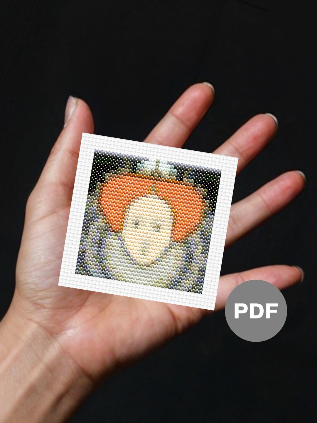 Queen Elizabeth I Mini Cross Stitch Pattern - Monarch Pixel Art (PDF ...