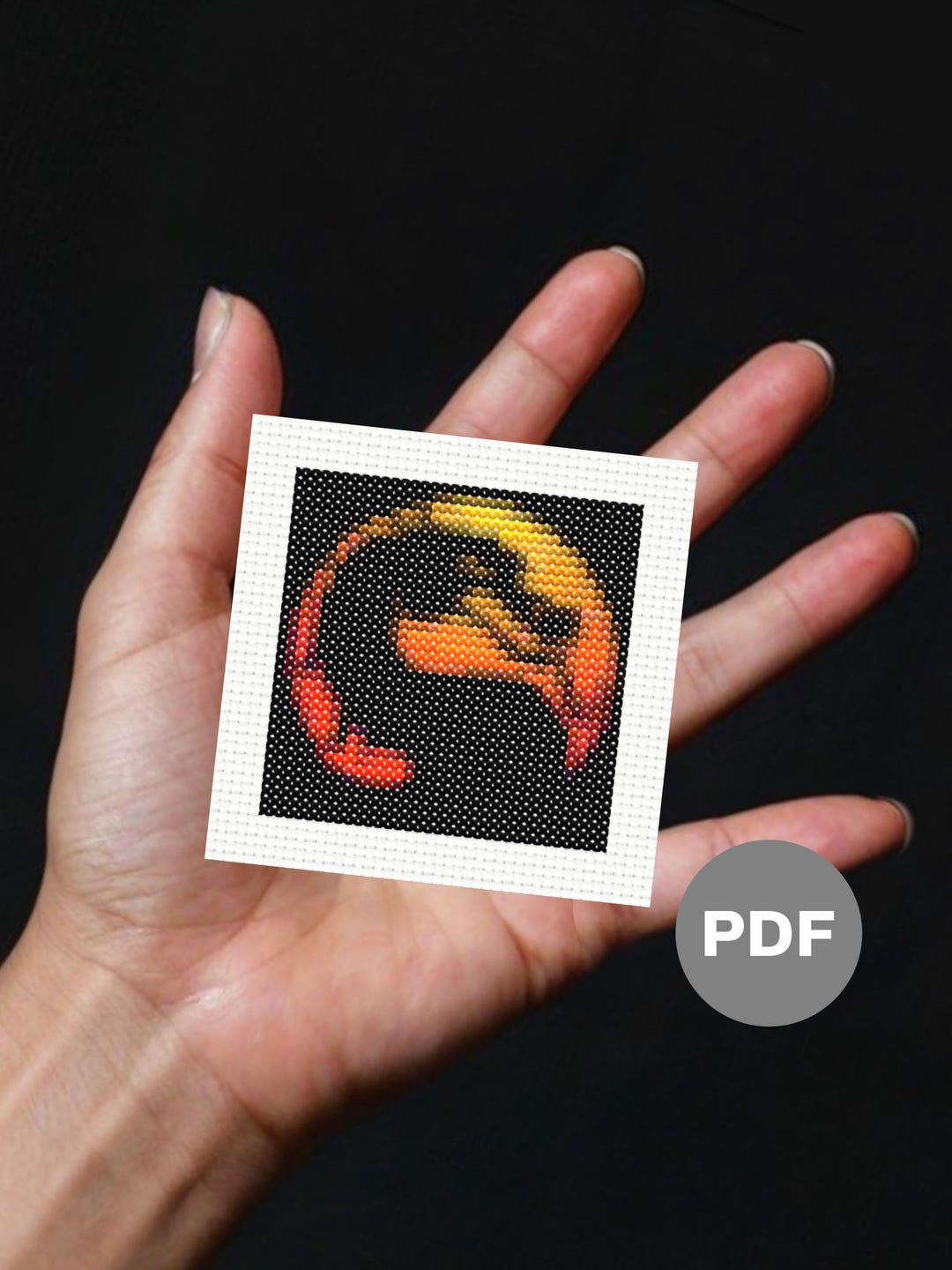 90s Fighting Video Game - Mini Cross Stitch Pattern, Pixel Art, Small ...