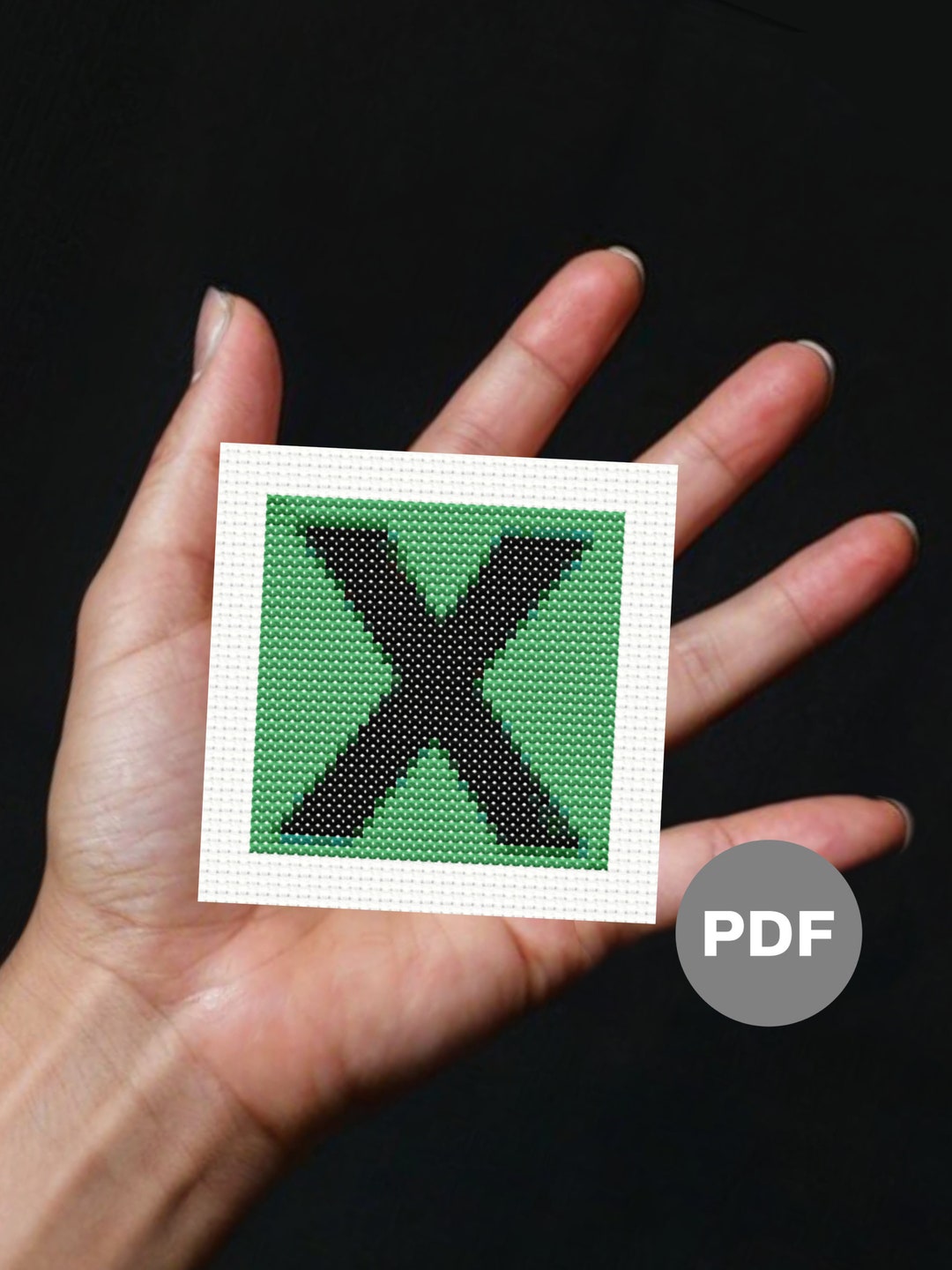 Album Cover (18) - Mini Cross Stitch Pattern, Pixel Art, Small Tiny ...