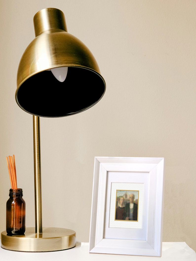 American Gothic Pixel Art Mini Cross Stitch Pattern, PDF Download ...