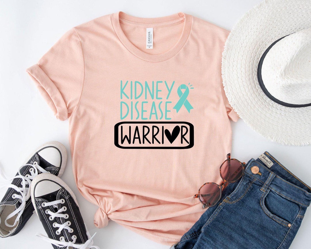 Kidney Disease Shirt, Kidney Cancer Support Shirts, Kidney Disease ...
