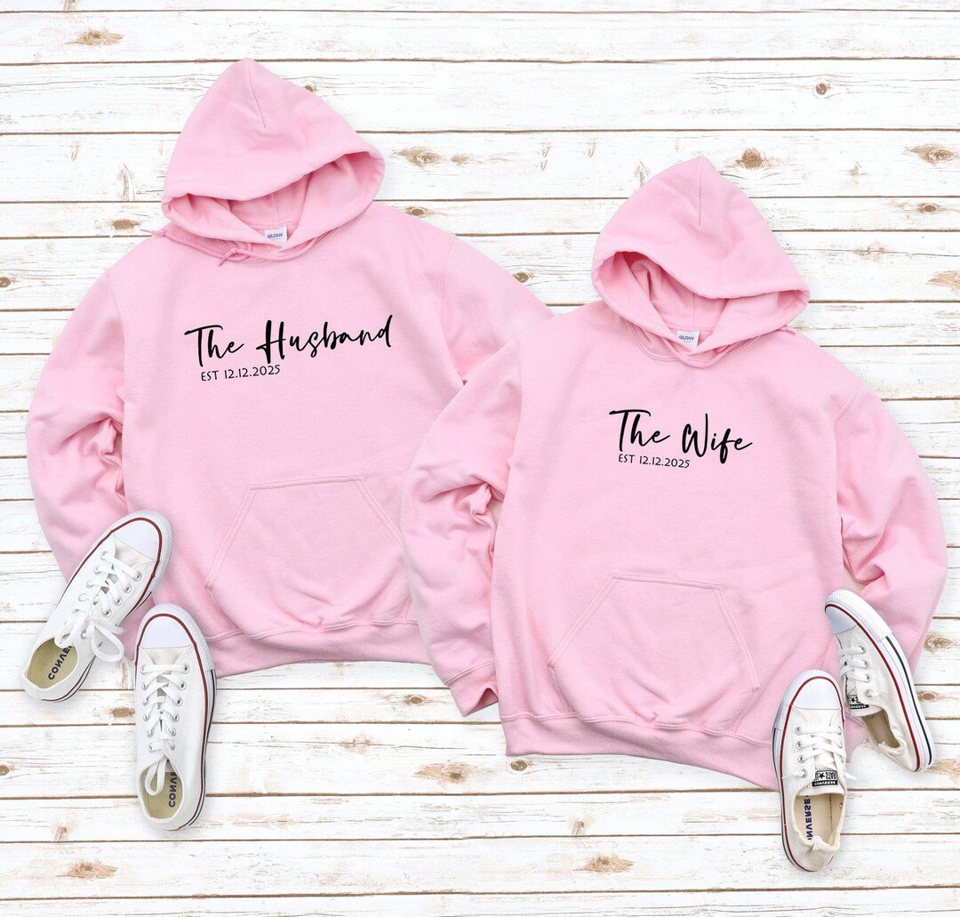 Husband and Wife Matching Hoodie, Husband Wife Couple Hoodie, Finally ...