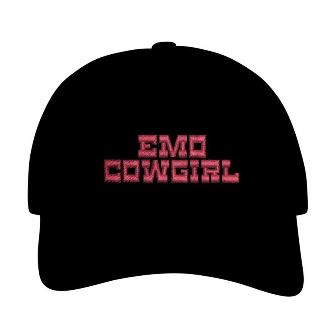 Emo Cowgirl Hat, Western Girl Hat, Cowgirl Baseball Cap - Etsy