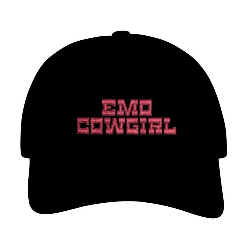 Emo Cowgirl Hat, Western Girl Hat, Cowgirl Baseball Cap - Etsy