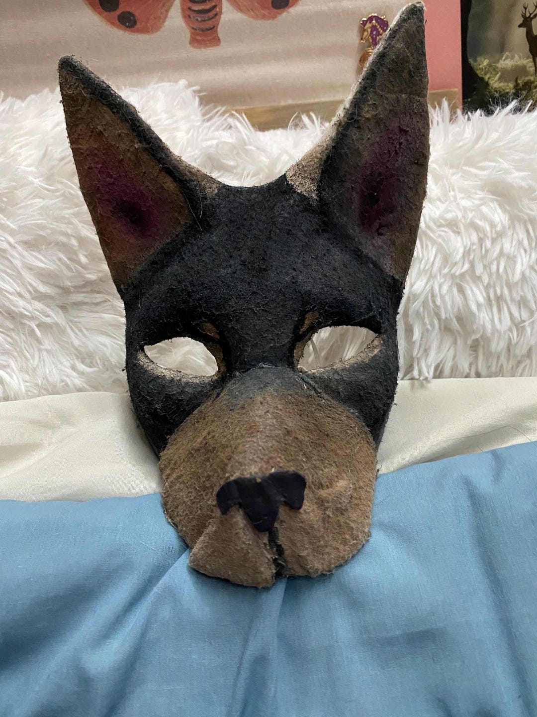 Unique Handcrafted Sea Wolf Mask. Hand Painted Felt "fur.” for Therians ...
