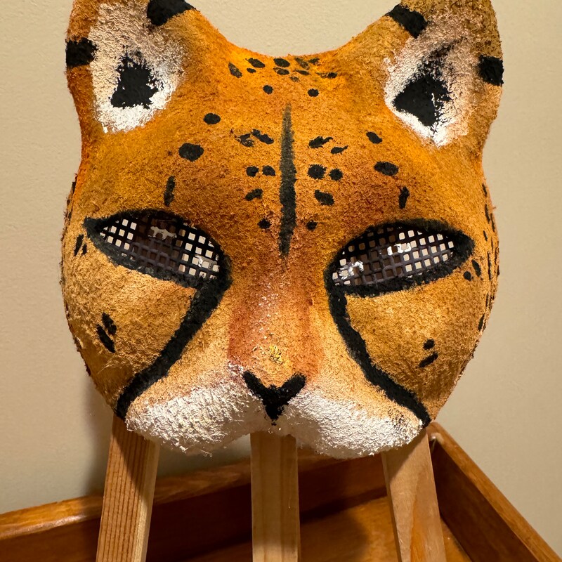 Cheetah Face Mask - Etsy
