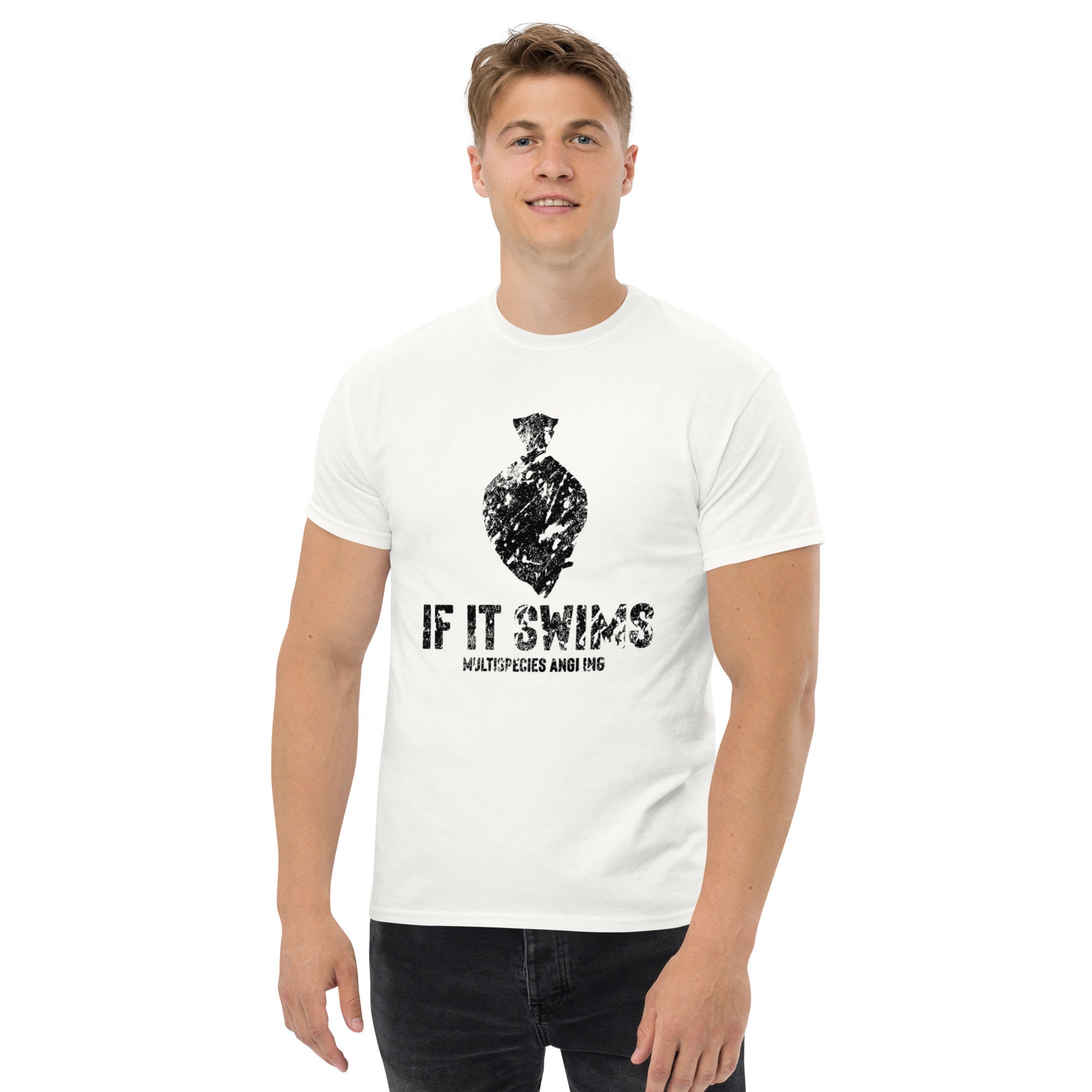 IFITSWIMS Men's Classic Tee (flounder) - Etsy