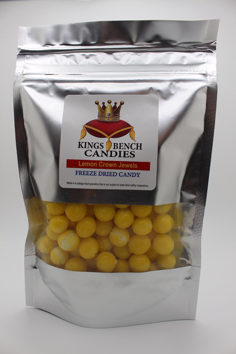 Lemon Crown Jewels, Freeze Dried Candy, Lemon Sours - Etsy