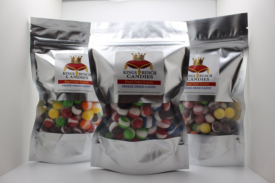 Royal Color Crunch, Freeze Dried Candy - Etsy