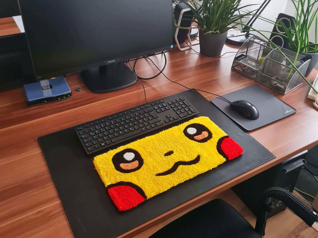 Pikachu - Keyboard Rug - Keyboard Rug - Etsy