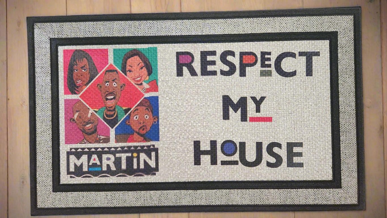 Martin Lawrence Fan Rug Respect My House Doormat Funny Door Mat Martin ...