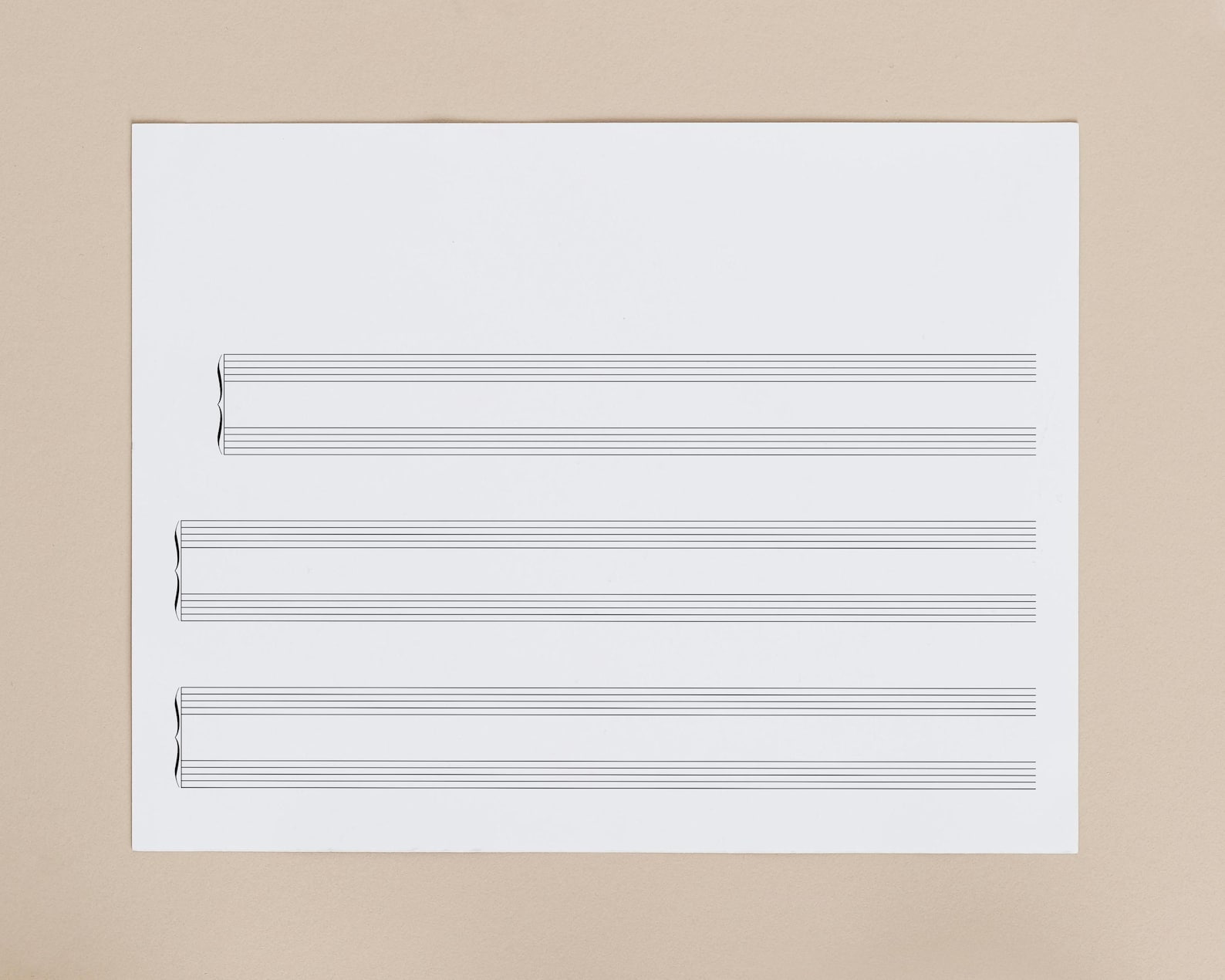 Printable Staff Paper - Medium 8mm Staff - Braced Grand Staff ...