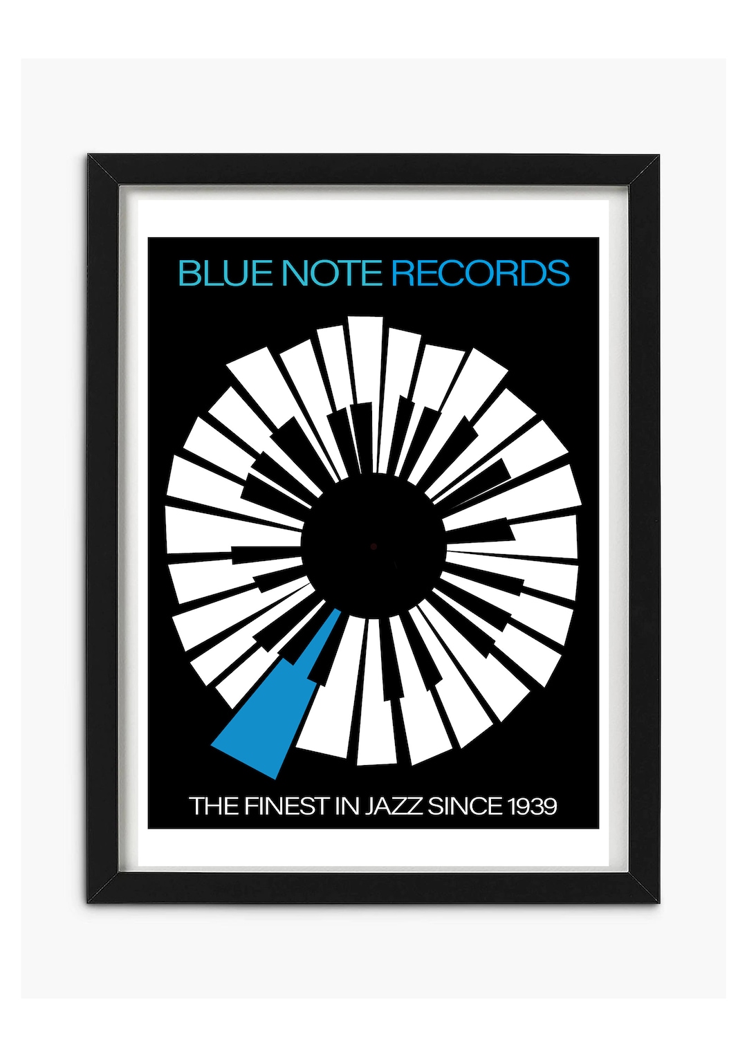 Blue Note Records Digital Print, Retro Jazz Music Print Digital ...