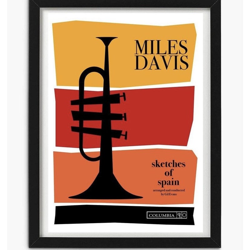 Miles Davis Poster - Etsy