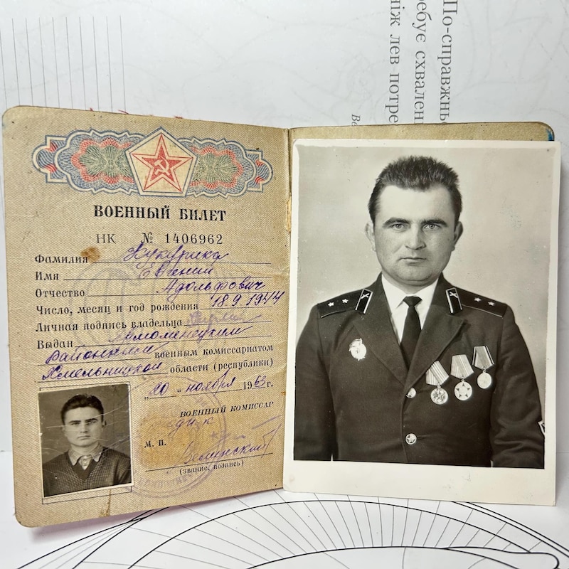 Soviet Military Id - Etsy