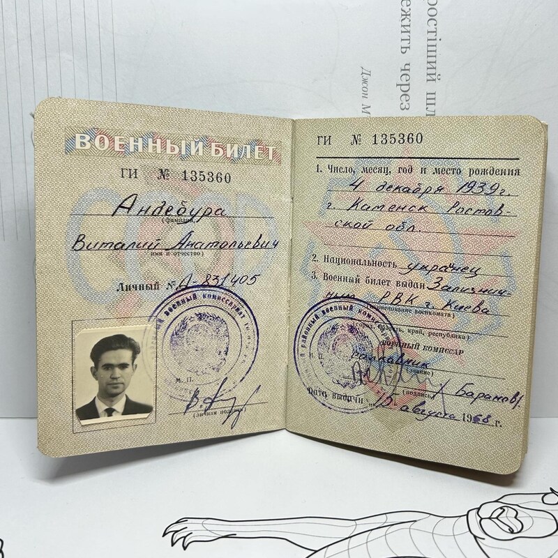 Soviet Military Id - Etsy