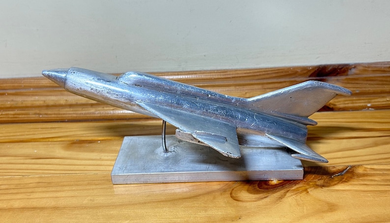 Vintage Old Mig 21 USSR Metal Desk Military Model Soviet Reactive ...