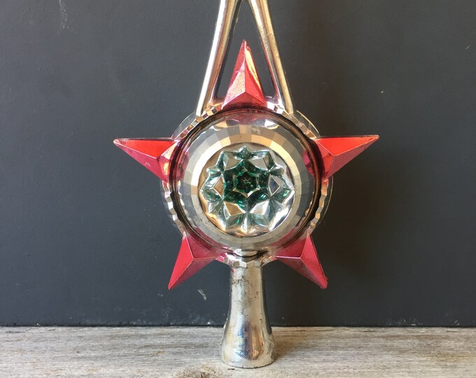 Vintage Christmas Tree Topper Indent Ornament Sputnik - Etsy