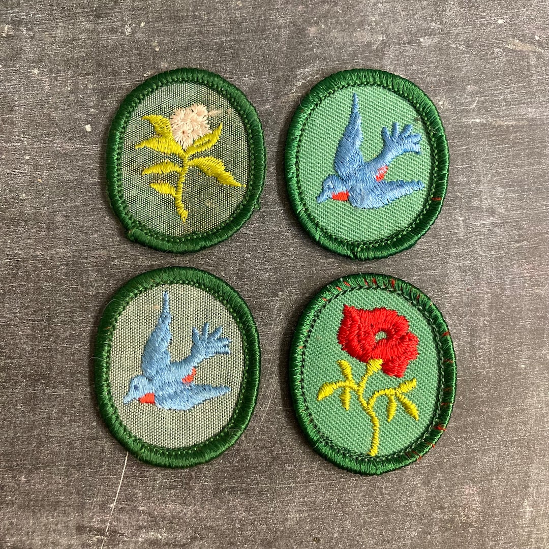 1960s and 1970s Girl Scout Troop Crest Badges Singles - Etsy