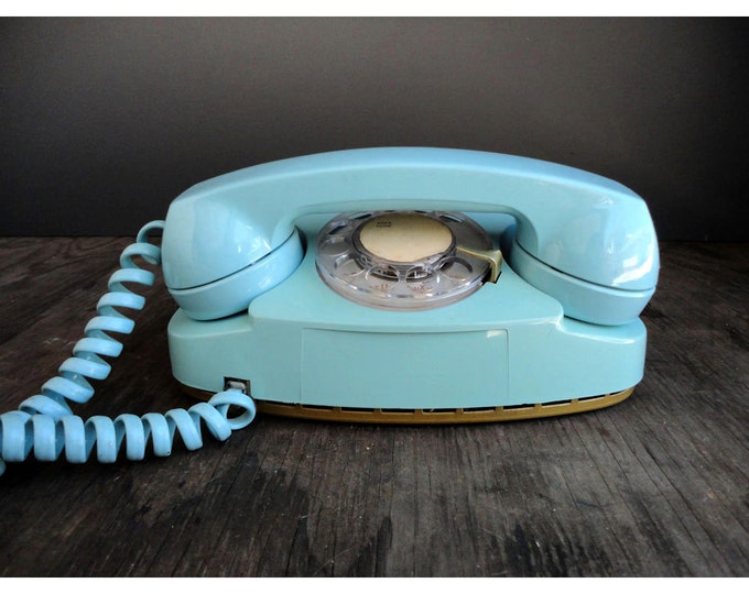 Baby Blue Rotary Phone - Princess Phone - Etsy