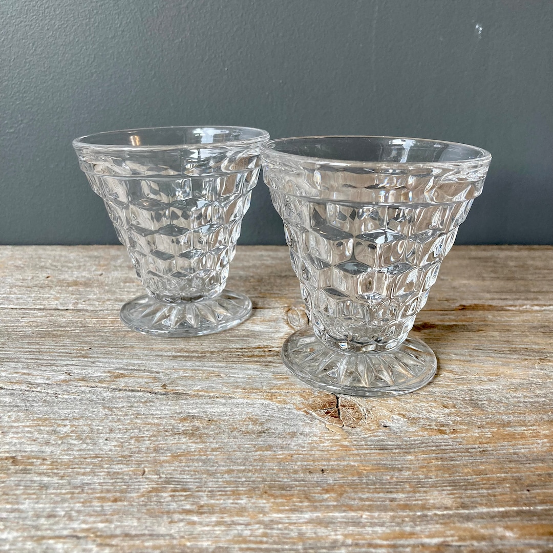 1970s Cordial Glassez Cubist Fostoria - Set of 2 - Etsy