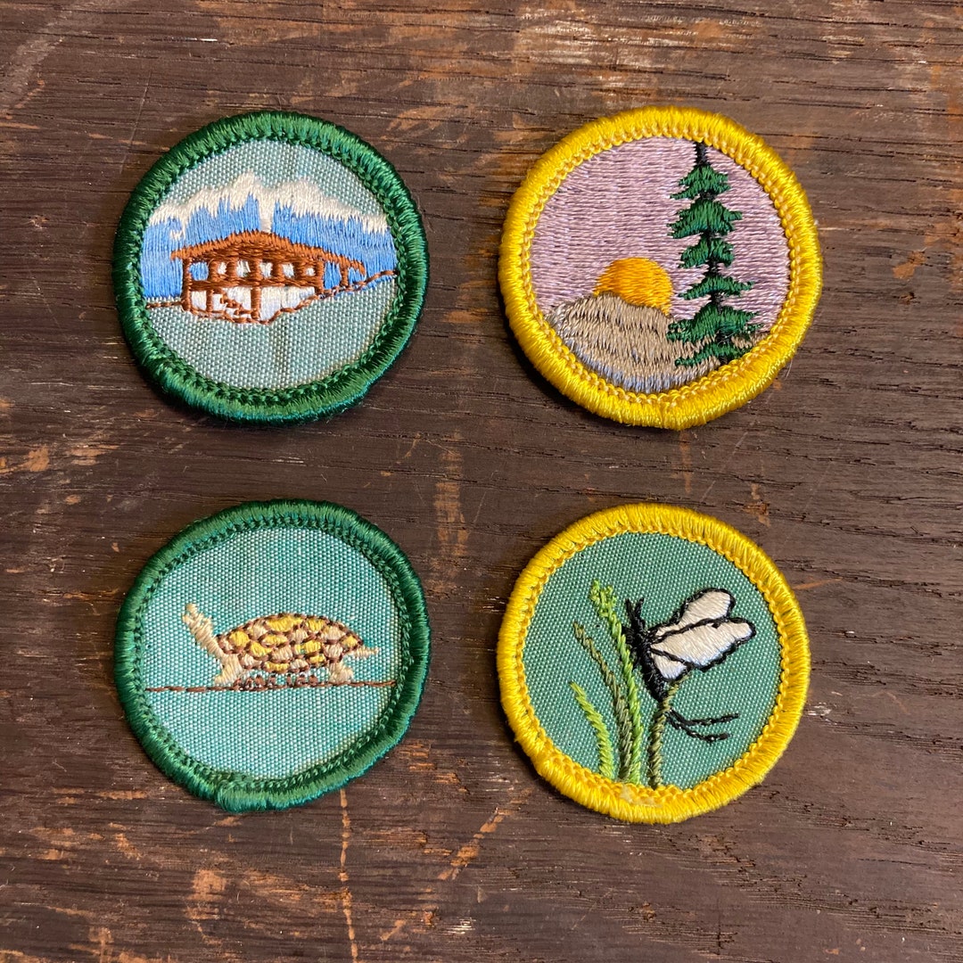 Vintage Girl Scout Badges Singles Etsy