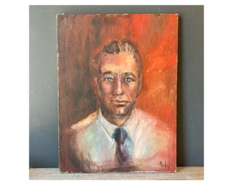 Red Man Painting - Etsy