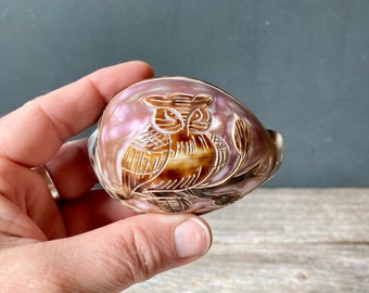 Carved Cowrie Shell - Etsy