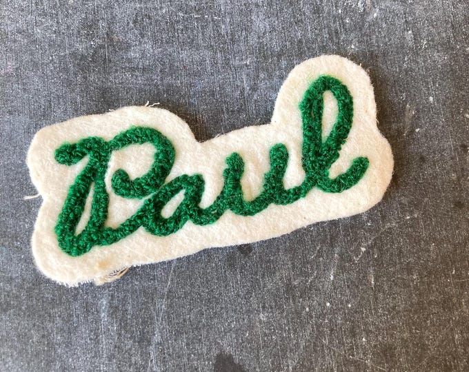Vintage PAUL Patch - Etsy