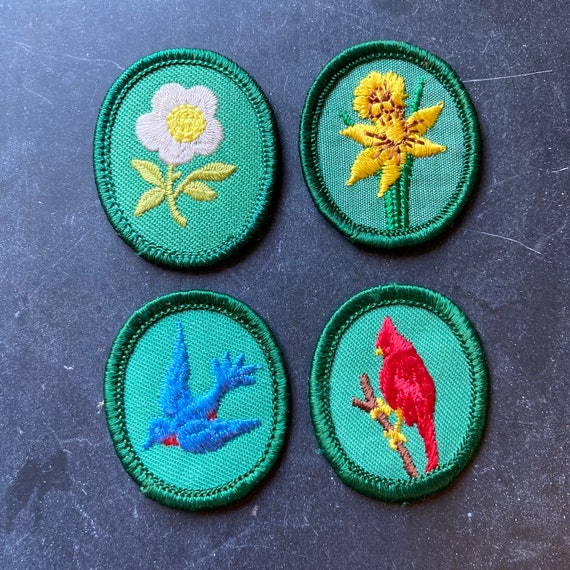1960s and 1970s Girl Scout Troop Crest Badges - Singl… - Gem