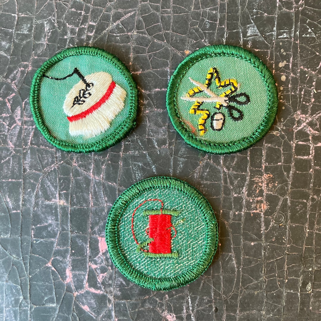 Vintage Girl Scout Badges - Singles - Etsy